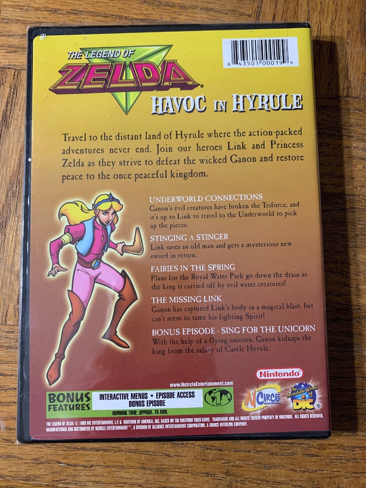 The Legend Of Zelda DVD | eBay