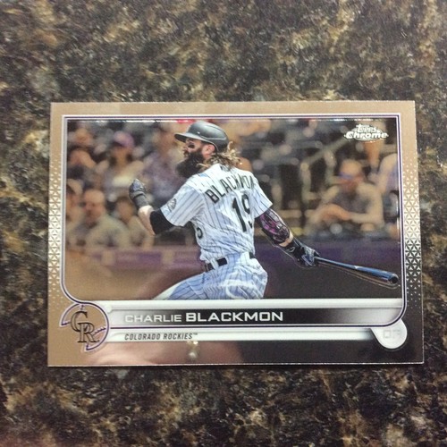 2022 Topps Chrome #37 Charlie Blackmon Colorado Rockies | eBay