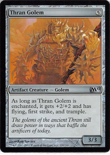 Thran Golem *FOIL Uncommon* Magic MtG x1 M12 SP | eBay