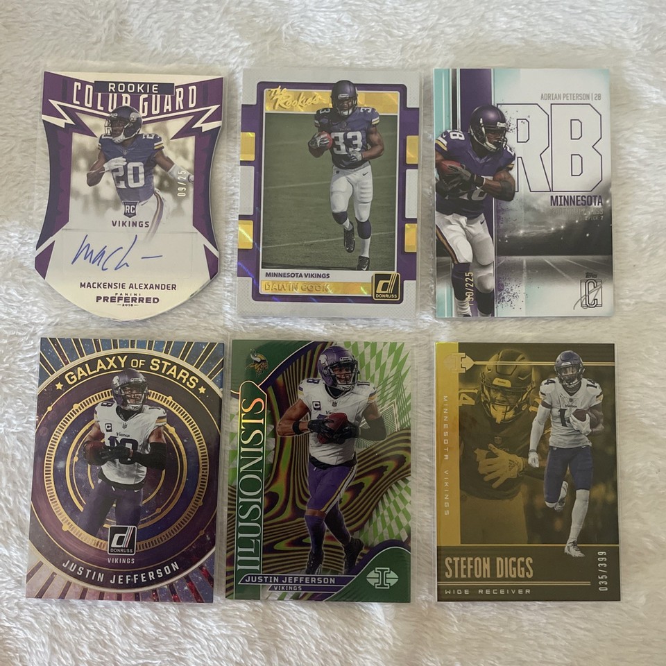 Minnesota Vikings LOT 213 Auto RCs SPs Parallels FREE SH | eBay