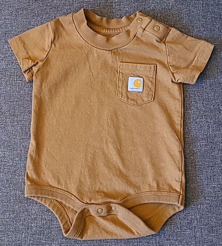Carhartt Bodysuit Baby Infant 3 Months 3M One Piece Carhartt Brown EUC ...