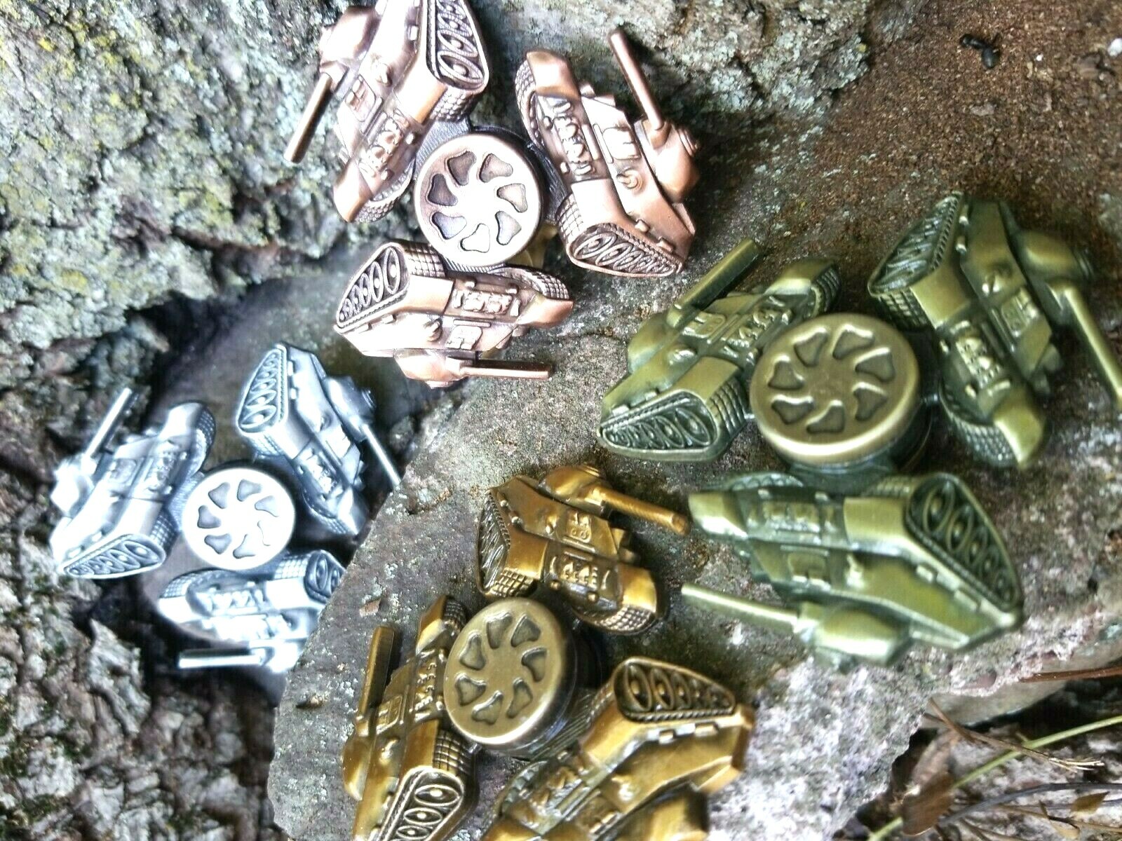 Armored Tanks Metal Hand Fidget Spinner Adults ADHD Toys Kids Army ...