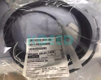 New 1PCS SIEMENS V90 Brake Cable 6FX3002-5BL03-1AF0 5M | eBay