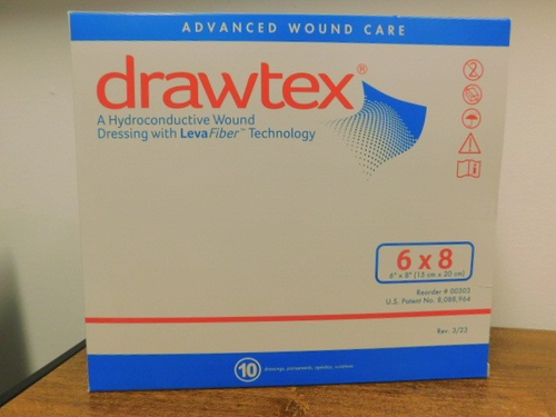 NIB Drawtex Hydroconductive Wound Dressing 6" x 8" (Box Of 10) | eBay