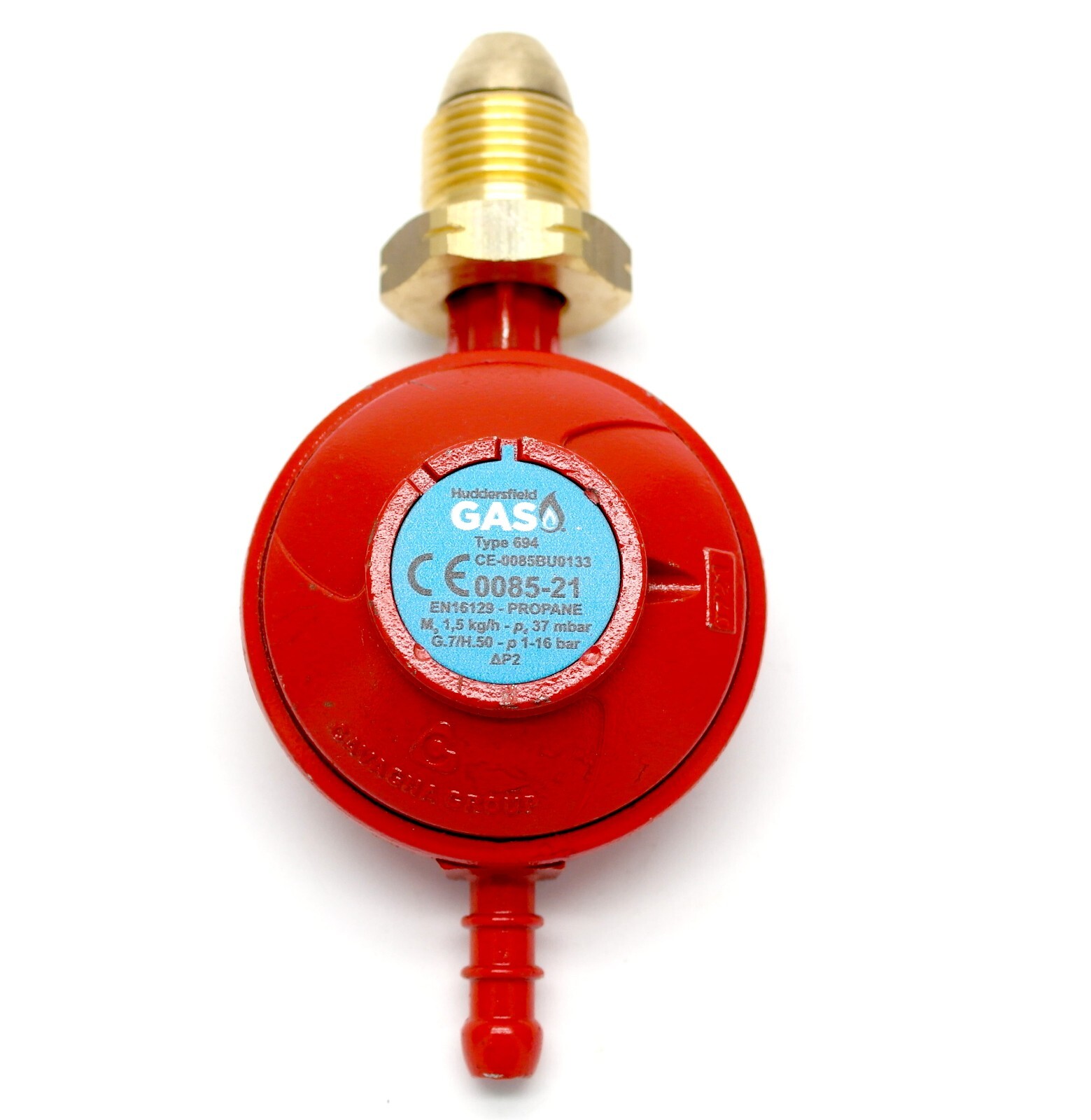 PROPANE GAS REGULATOR 37mbar STANDARD SCREW TYPE 1.5 kg/h Fits Calor ...