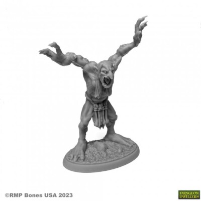 MOOR TROLL Reaper Miniatures Bones USA Dungeon Dwellers REM07084 D&D | eBay