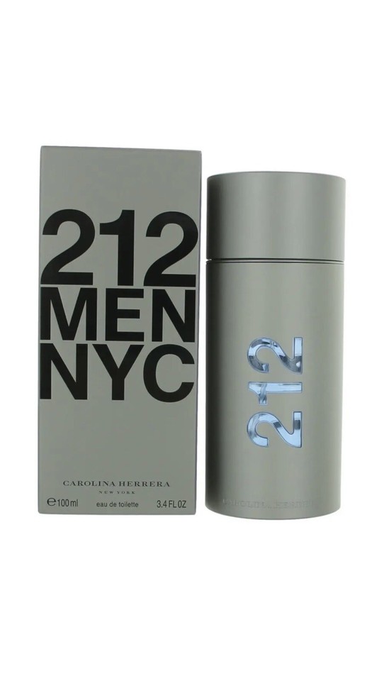 212 by Carolina Herrera, 3.4 oz EDT Spray for Men Eau De Toilette | eBay