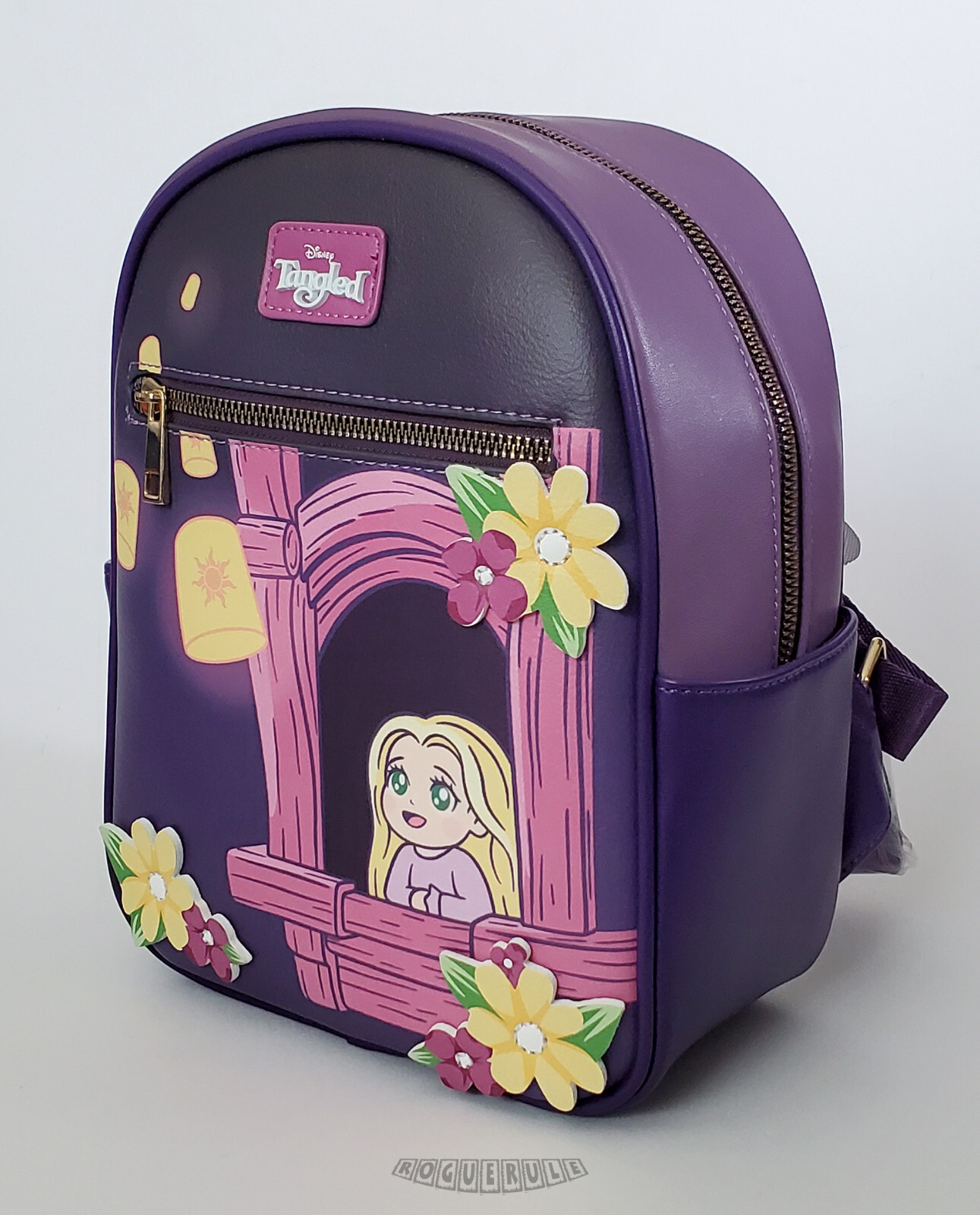 🚦Bioworld Disney Tangled Rapunzel Chibi Mini Backpack & Cardholder ...