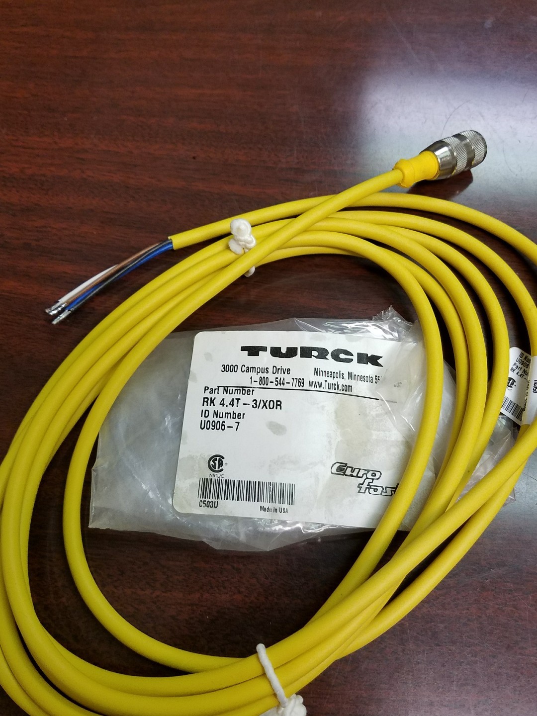 Turck RK 4.4T-3/X0R Cable Set | eBay