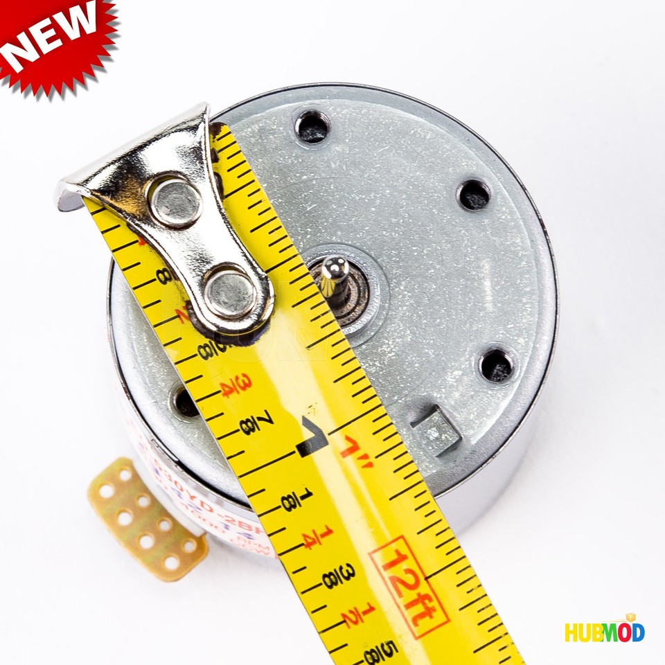 EG-530YD-2BH 12V 2000/4000 RPM CCW Rotation Tape Recorder Spindle Motor ...