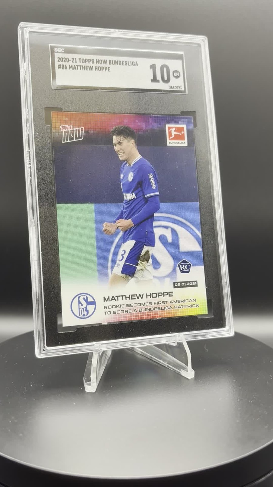 MATTHEW HOPPE Rookie RC (FC Schalke 04) Topps Now Bundesliga 2020-21 ...