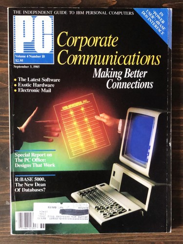 PC Magazine - September 3, 1985, Vol. 4, No. 18 | eBay