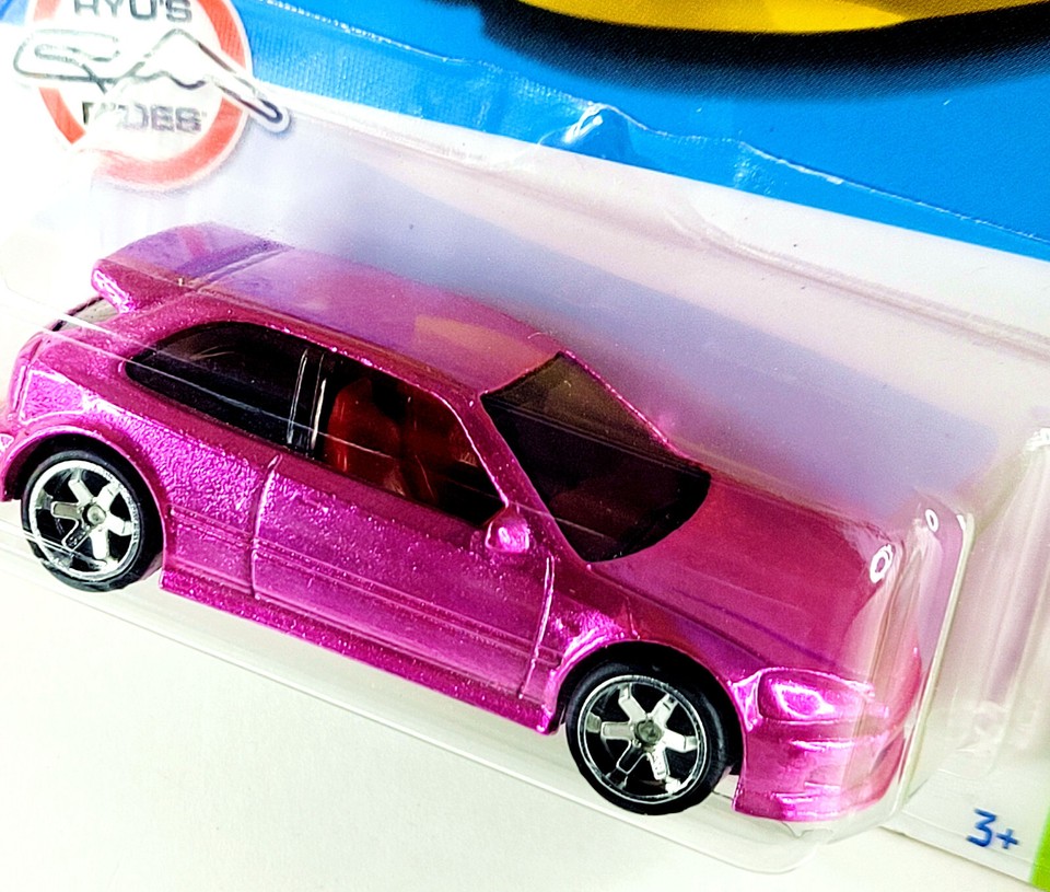 Hot Wheels '99 Honda Civic Type R (EK9) - CUSTOM Super Treasure Hunt 🟪 ...