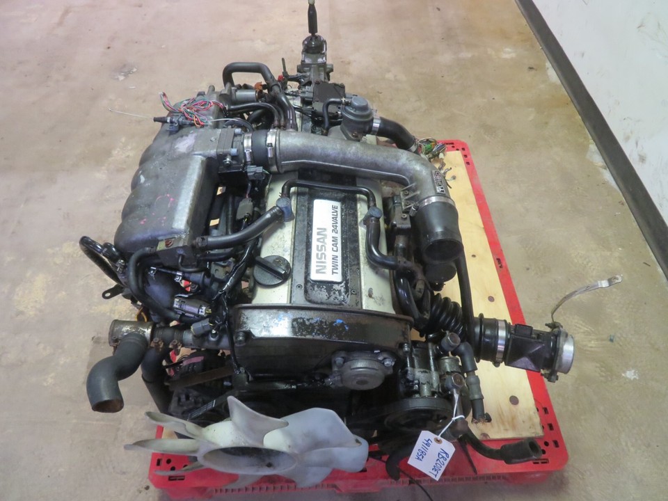 JDM NISSAN SKYLINE R32 RB20DET 2.0L TURBO ENGINE 5 SPEED TRANS WIRING ...