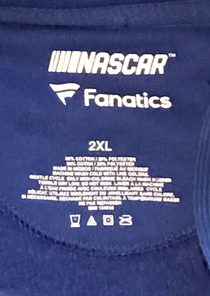 Nascar Hoody/Fanatics Brand (preowned) Size XXL | eBay