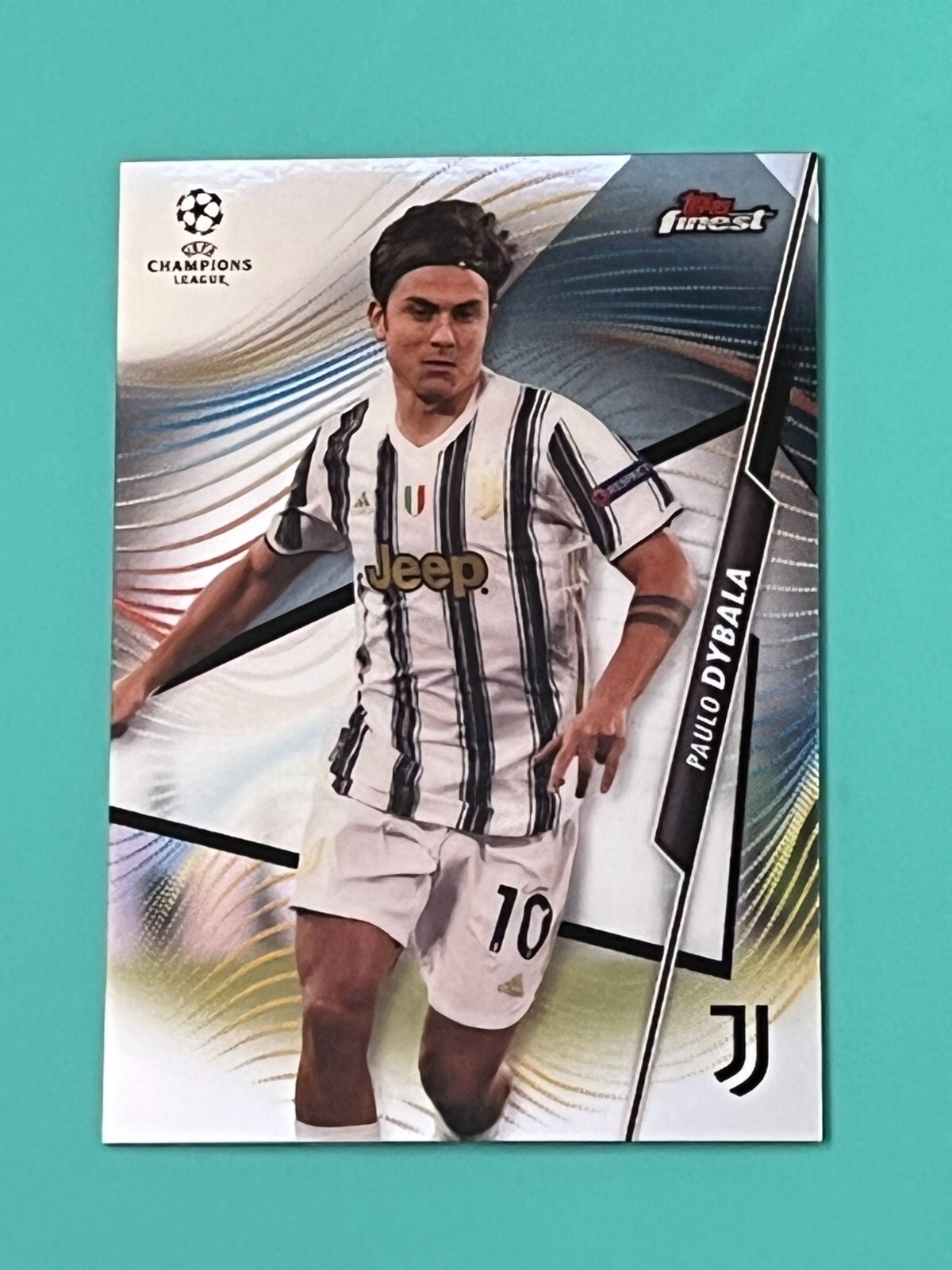 2020-21 Topps Finest Champions League #65 Paulo Dybala Juventus Soccer ...