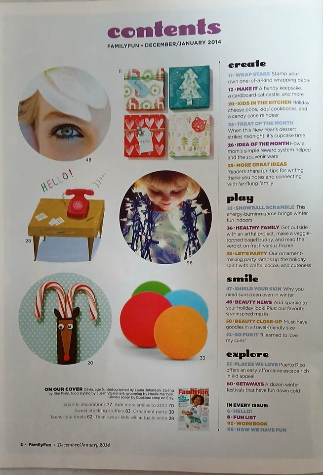 2X Family Fun Magazines Dec/Jan & Feb 2014 Valentines, Happy Holiday ...