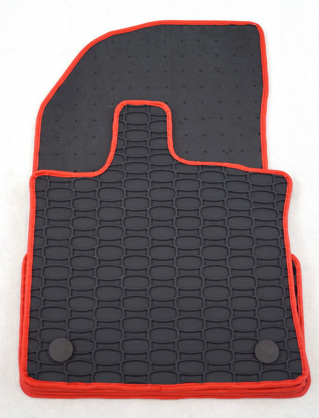 Gummimatten für Renault Captur II + RAND ROT + Gummi- Fußmatten + NEU ...