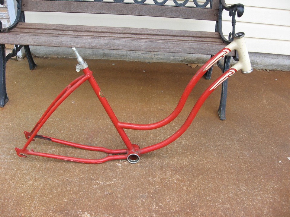 VINTAGE SCHWINN BIKE FRAME 1957 SPITFIRE. | eBay