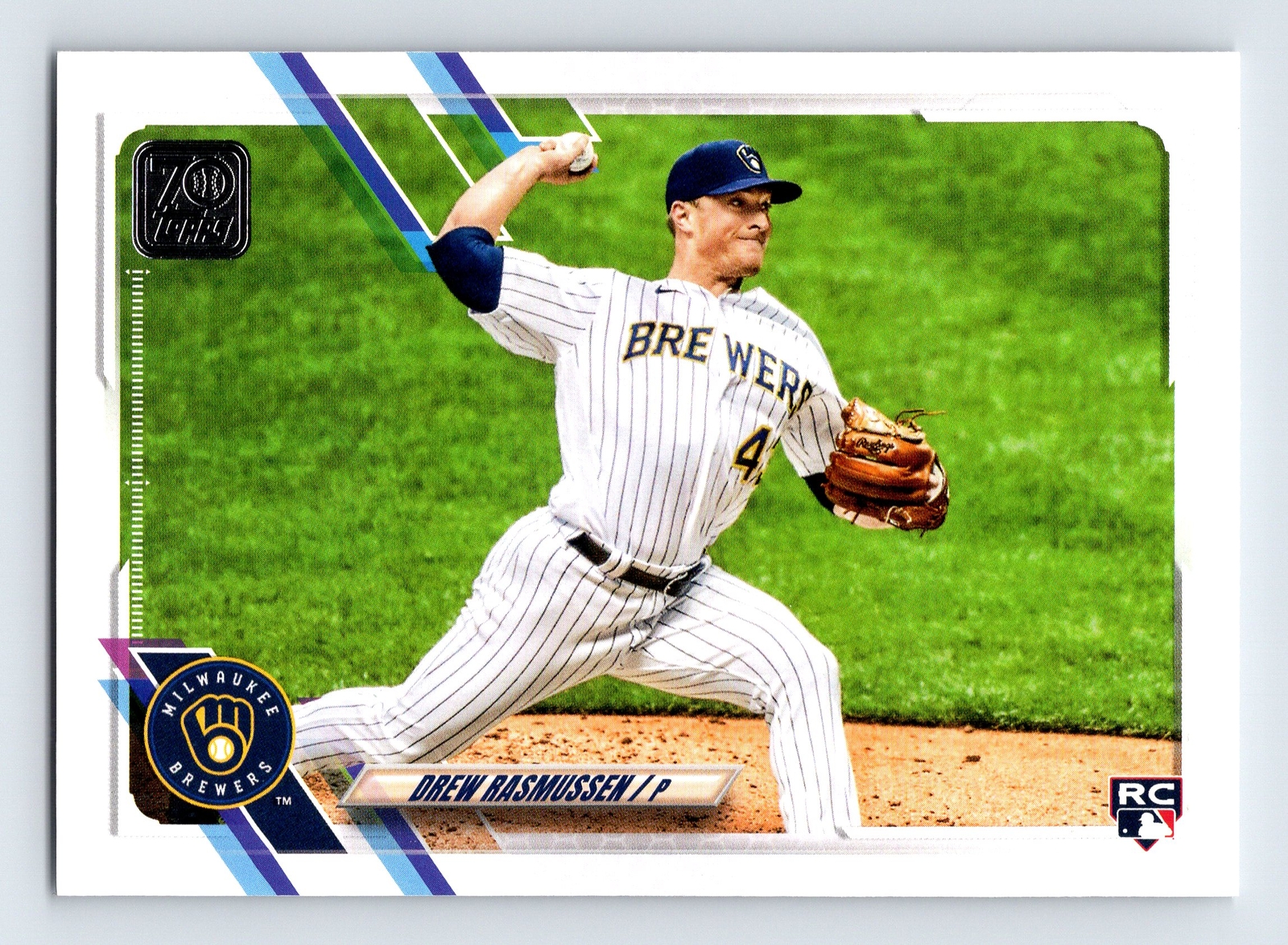 2021 Topps Drew Rasmussen #377 Baseball Milwaukee Brewers | eBay