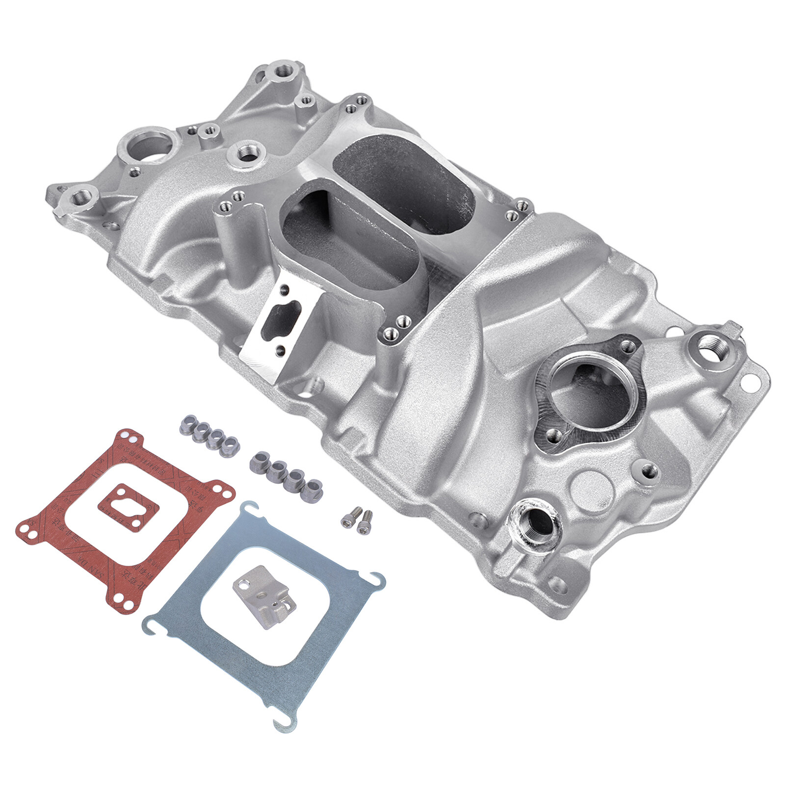 Intake Manifold Small Block Dual Plane 82001 for Chevrolet 262 267 283 ...