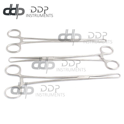 3 SCHROEDER BRAUN Tenaculum Forceps 10" Gynecology Surgical Instruments ...