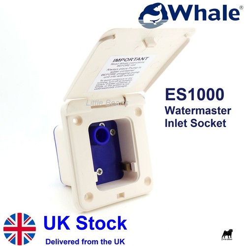 WHALE Watermaster Water Inlet Socket Ivory w/o Pressure Switch Caravan ...
