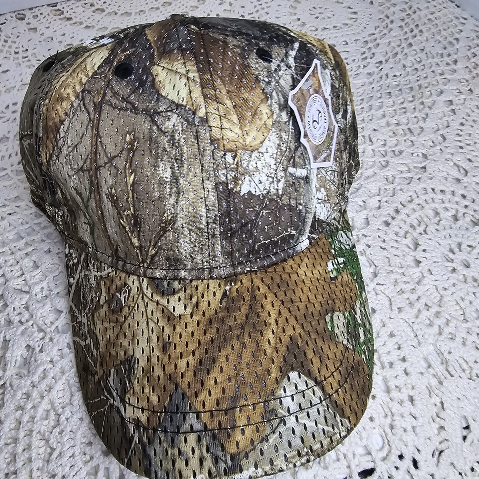 Realtree Camo Hunting Hat Cap Strapback Infinity One Size Realtree Fall ...