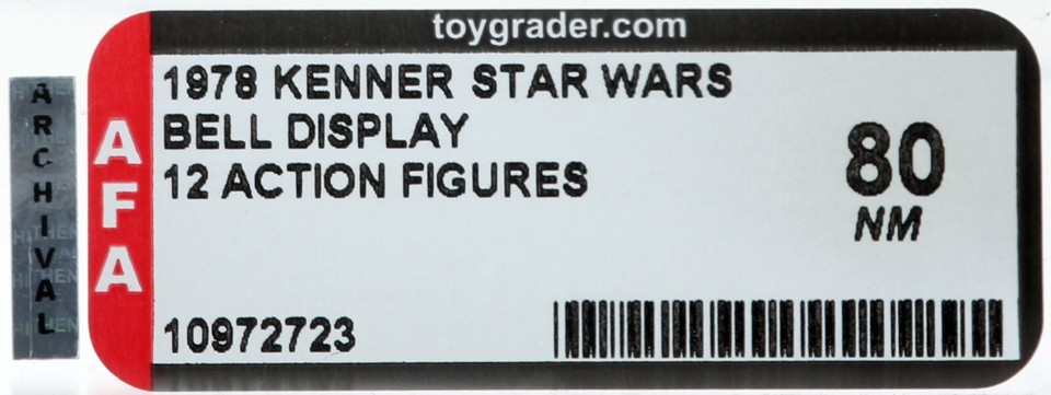 Star Wars 1978 Vintage Kenner Bell Display 12 Action Figures AFA 80 | eBay