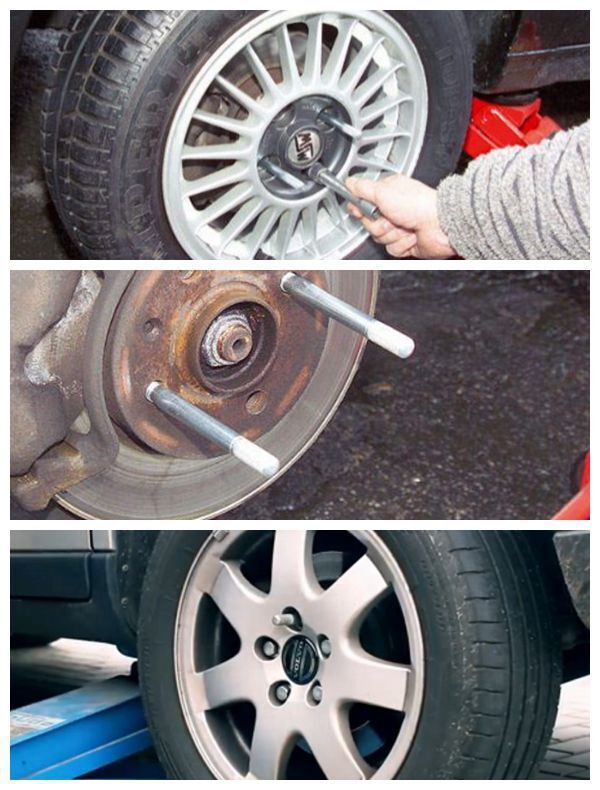 M12/M14/M15x1.5/1.25 Wheel Hanger Pin Lug Hole Guide Alignment Tool for ...