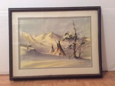 HOWARD REES "EARLY AFTERNOON" FRAMED WATERCOLOR PAINTING | eBay