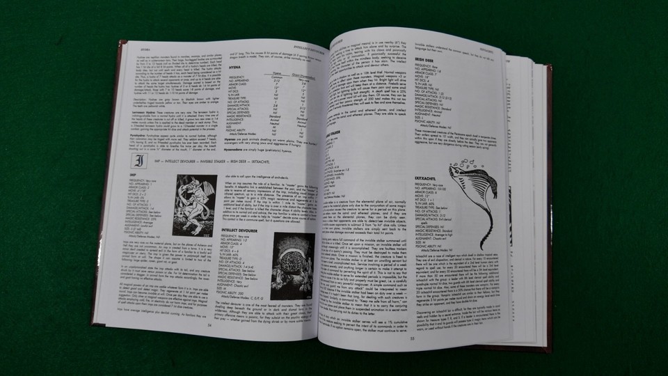 HARDCOVER 1E Monster Manual Advanced Dungeons & Dragons AD&D 1st ...