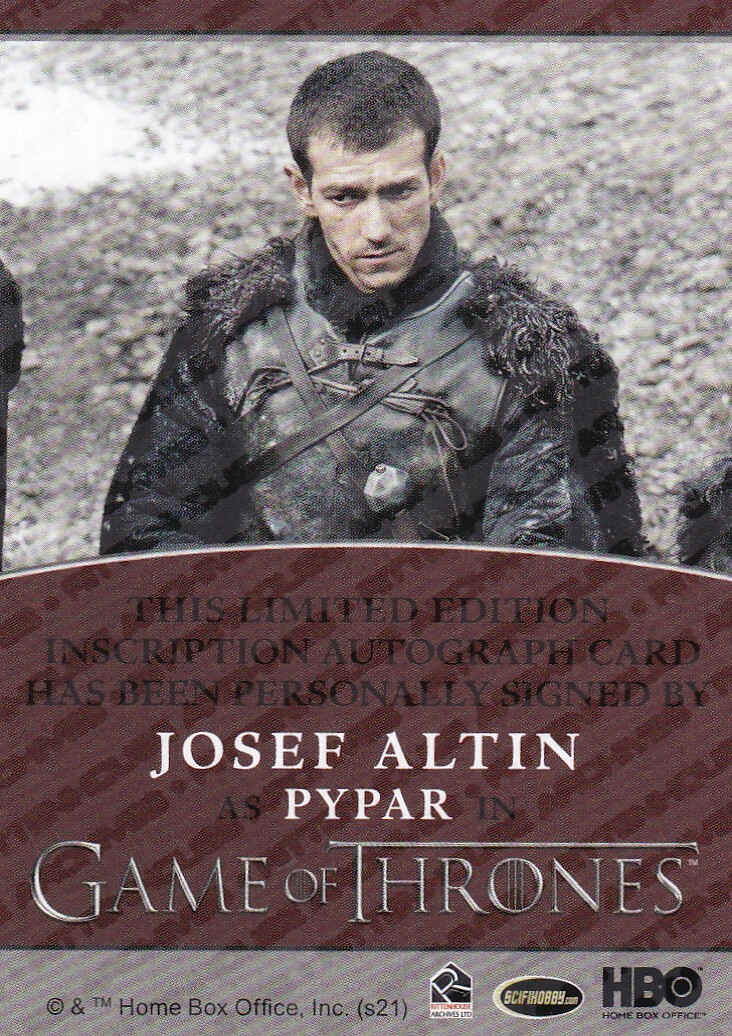 Josef Altin Game Of Thrones 𝗛𝗔𝗣𝗣𝗬