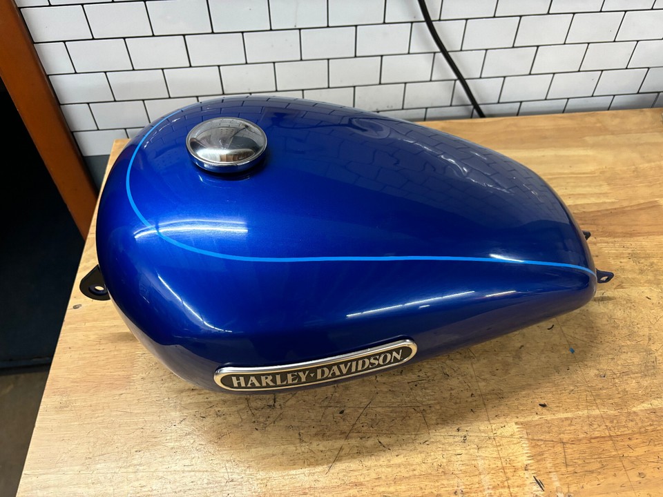 2010 Harley-Davidson Sportster XL 883 1200 XL1200 Fuel Gas Tank Blue ...