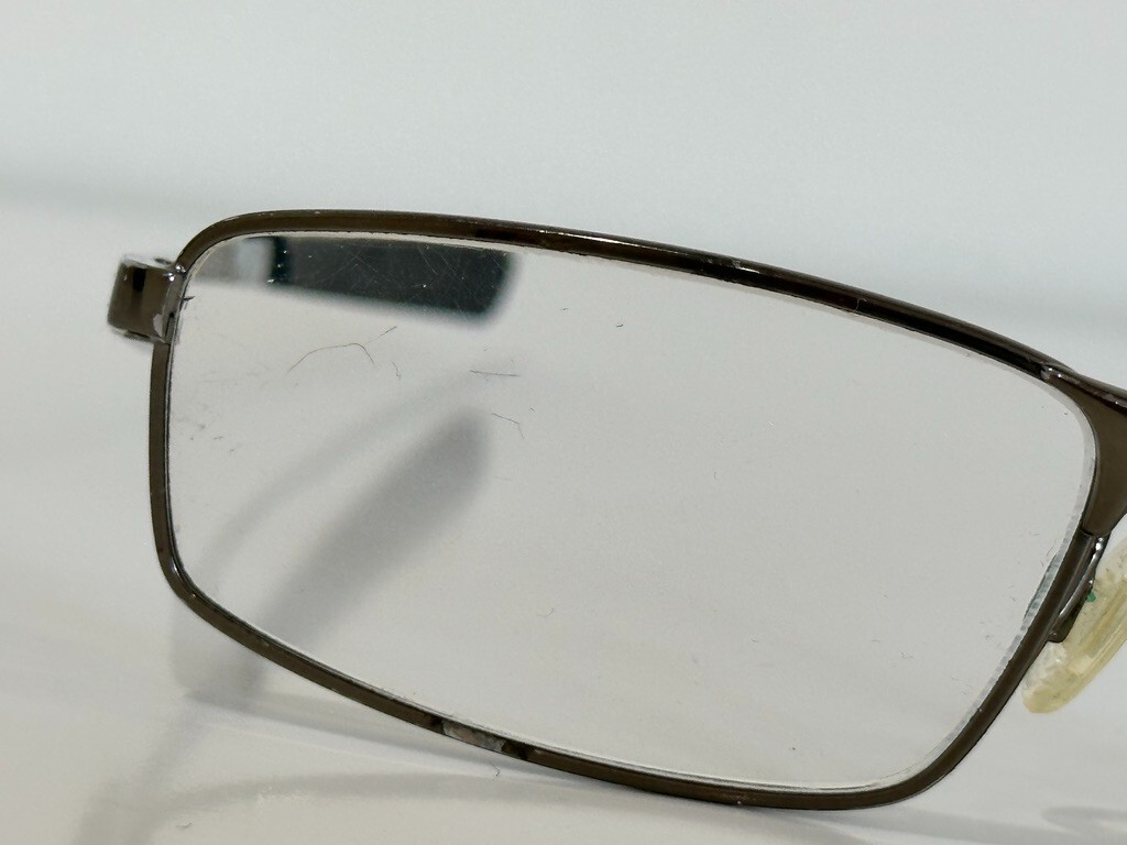 Oakley Socket 4.0 Rectangle Olive Chrome Eyeglasses Optical Frame 53-18 ...