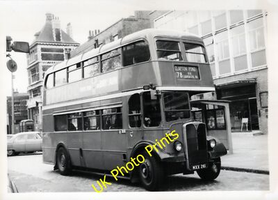 Photo Bus Darkroom London Transport MXX261 RLH 61 Route 178 Clapton ...