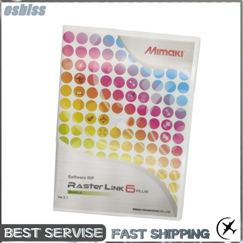 For Mimaki Printer Original Ver2.1 Raster Link 6 Plus Rip Software with CD | eBay