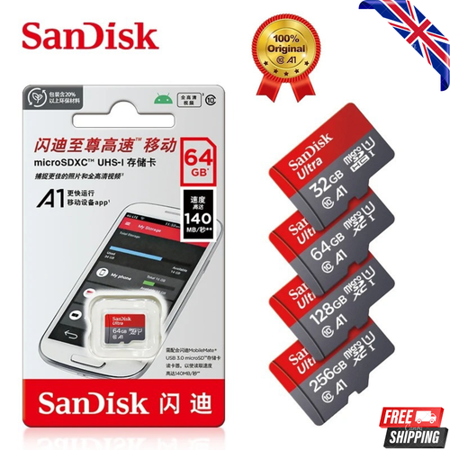 sandisk ultra micro sd card 32GB 64GB 128GB Class 10 SDHC SDXC Memory ...