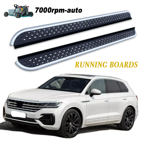 Side Steps Runing Boards Fits for VW Touareg 2011-2018 Nerf Bar Pedals ...
