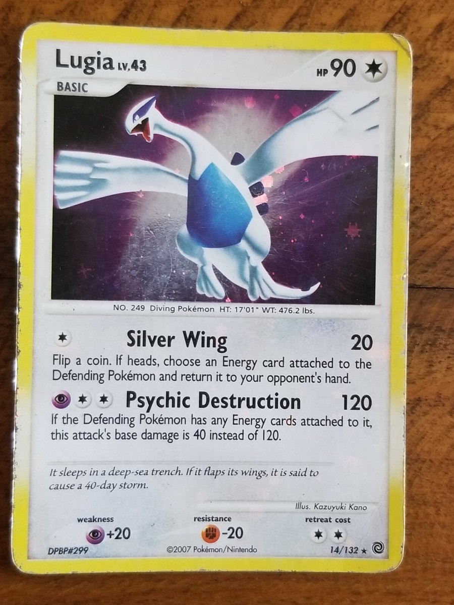 Pokemon Cards Level X Lugia