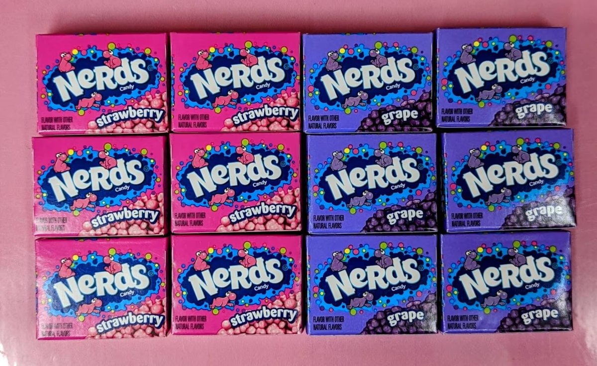 Nerds Box Logo Rainbow Nerds Box 4 Stuks Amerikaans Snoep Snoep