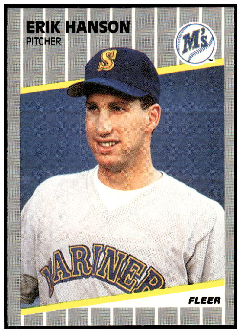 1989 Fleer #549 Erik Hanson NM | eBay