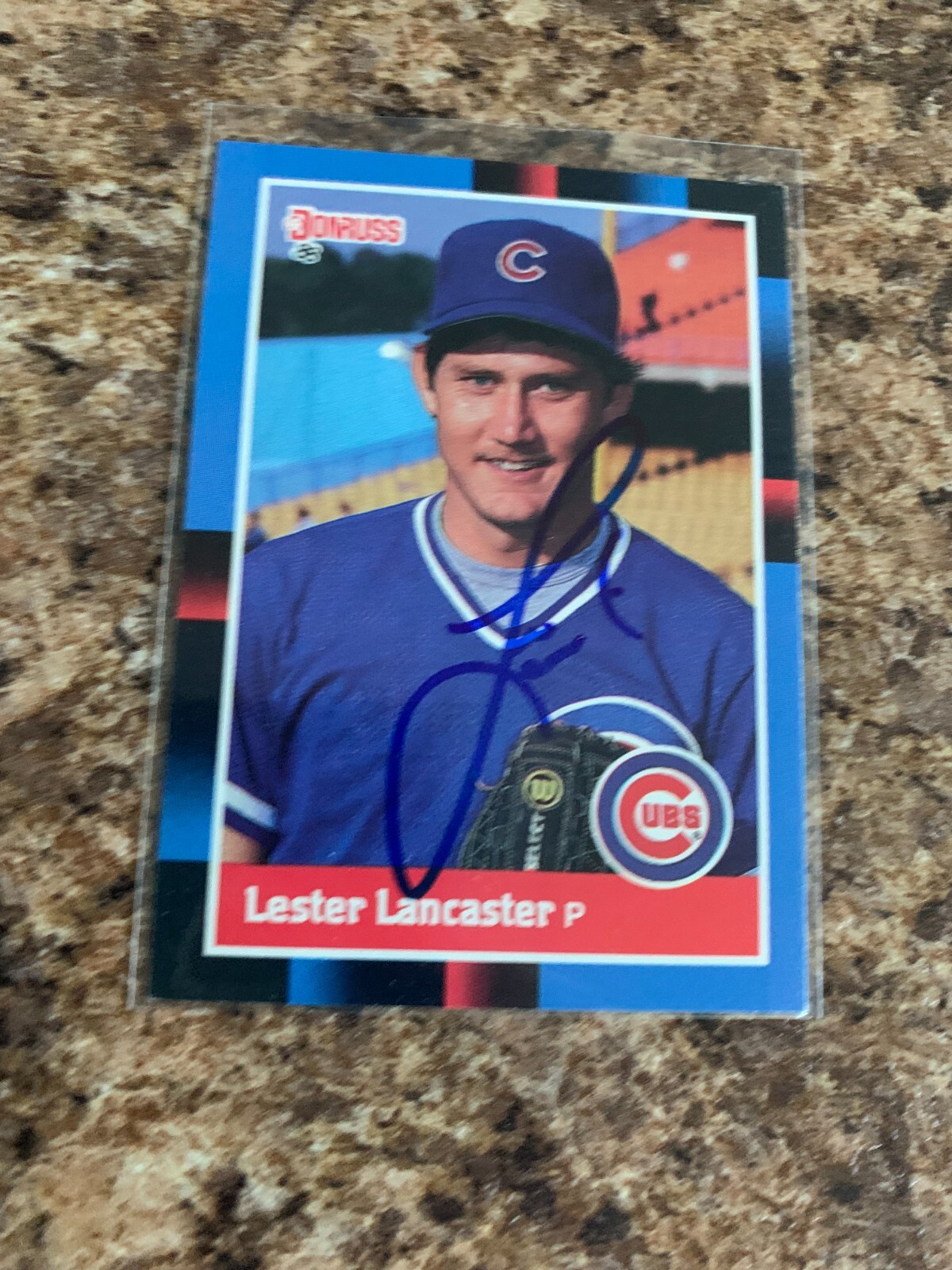 Lester Les Lancaster Signed 1988 Donruss Auto Chicago Cubs # 561 | eBay