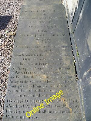 Photo 6x4 Grave slab in the Old Calton Burying Ground Edinburgh An ...