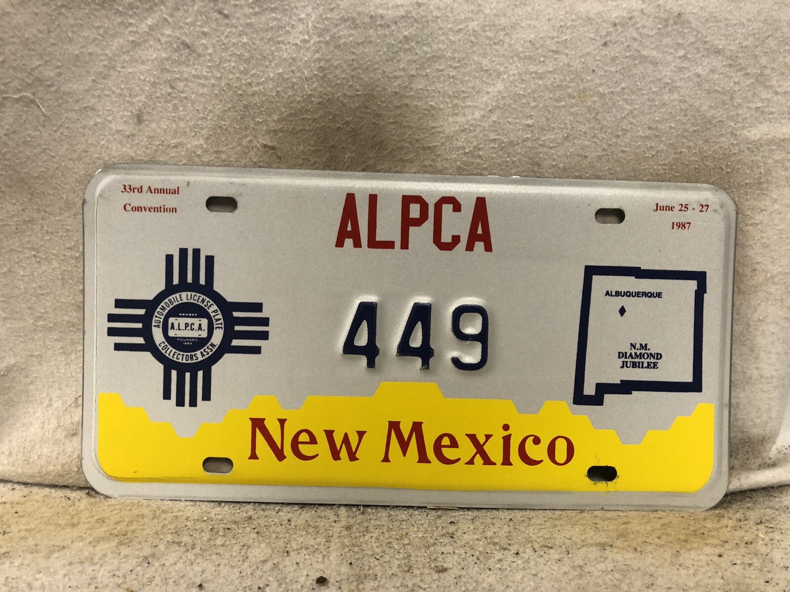 1997 ALPCA New Mexico Souvenir License Plate | eBay