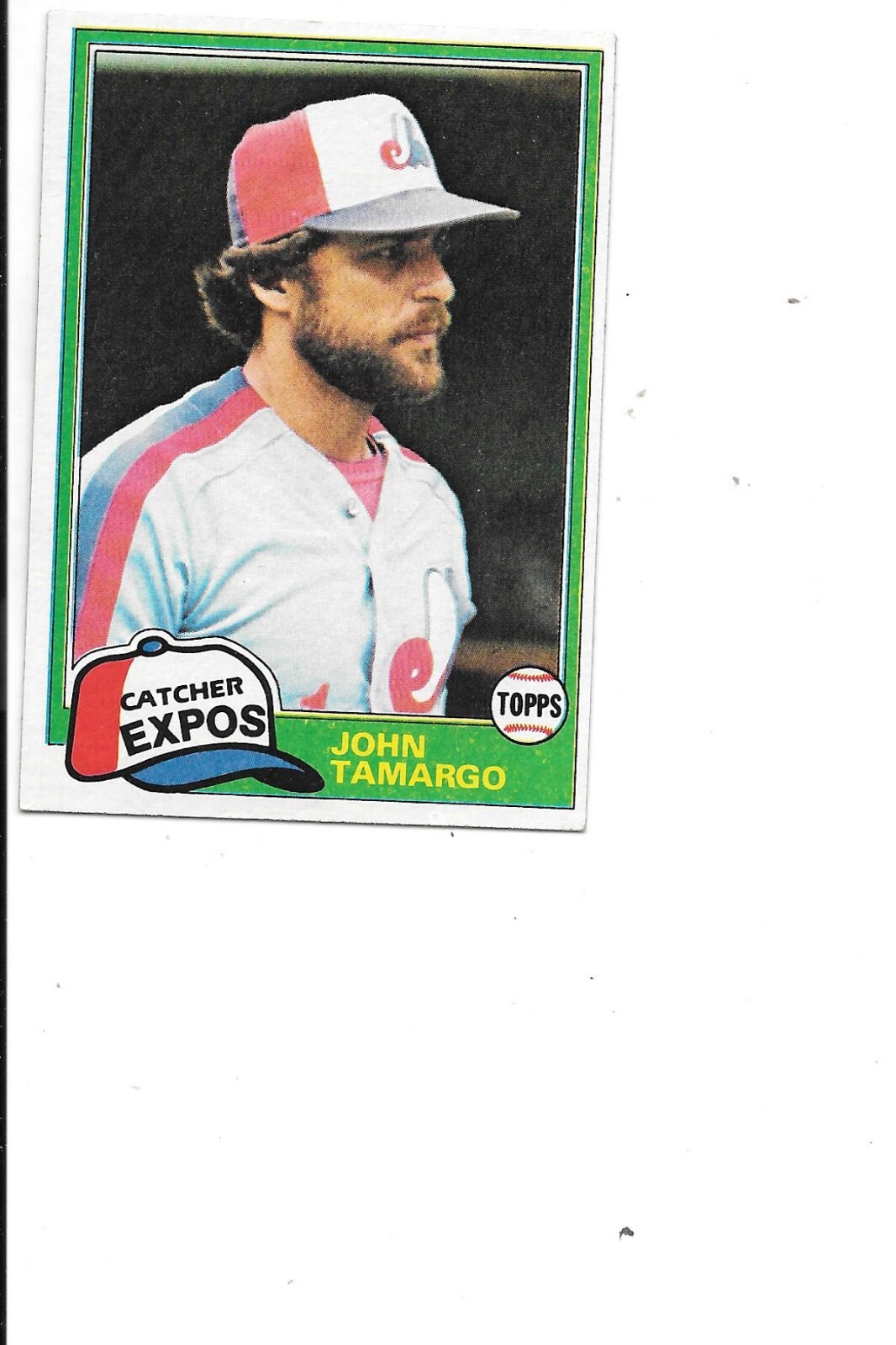 John Tamargo 1981 Topps Baseball Card #519 Montreal Expos | eBay