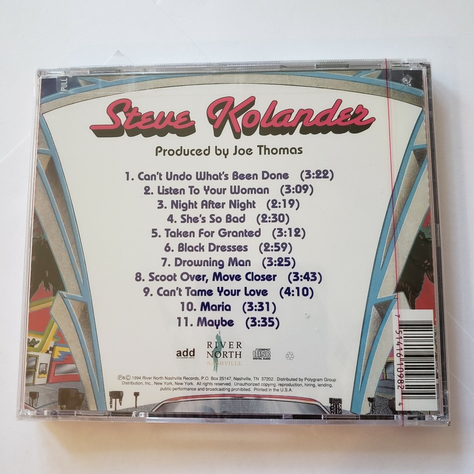 Self Titled Steve Kolander CD 1994 River North Nashville Brand New NOS ...