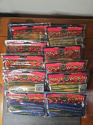 Wave Worms Tiki Stick/ Senko Style Bait | eBay