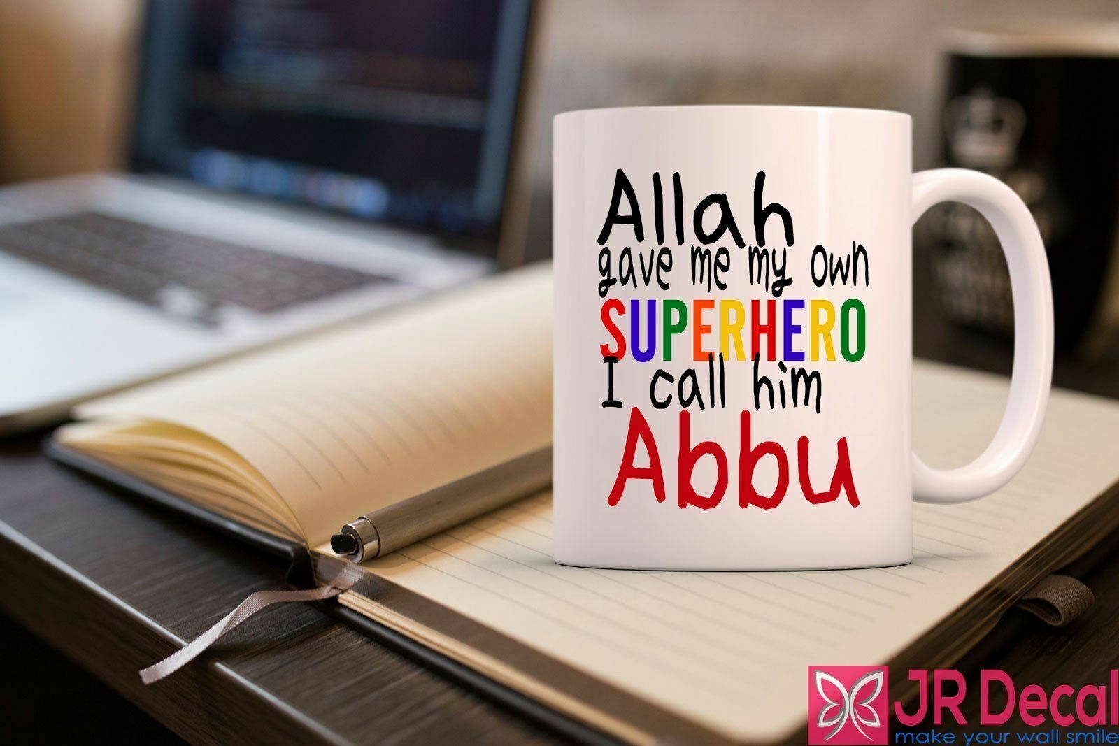 "I call him Abbu" Fathers day mug, Islamic Gift Mug, Dad Mug, Mug for ...