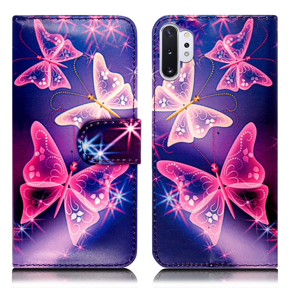 Leather Flip Case For Samsung Galaxy Note 20 Ultra 10 9 8 7 Magnetic ...